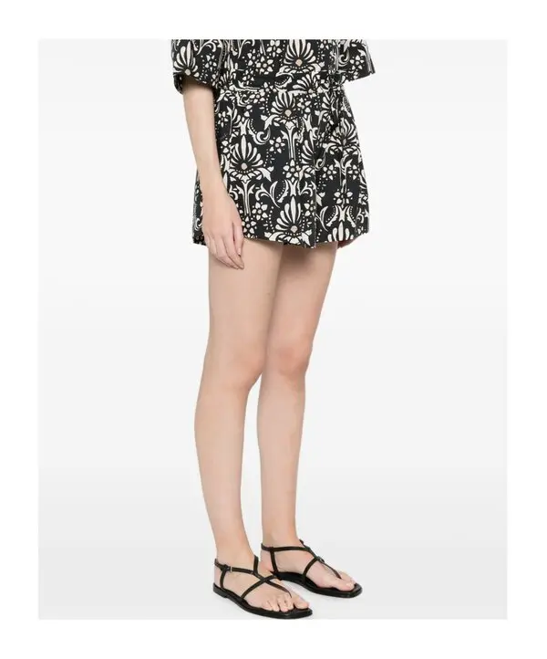 Pinko Bema Printed Drawstring Shorts