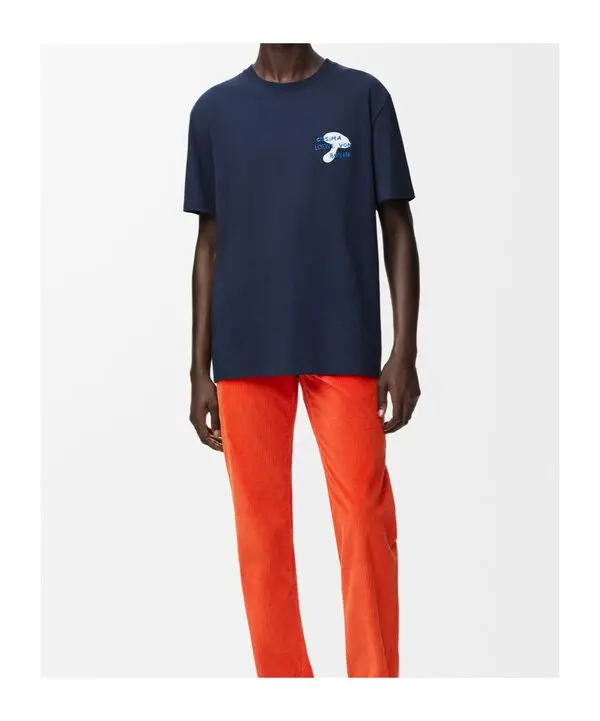 Loewe Cosima Von Bonin Logo T-shirt - Navy Blue