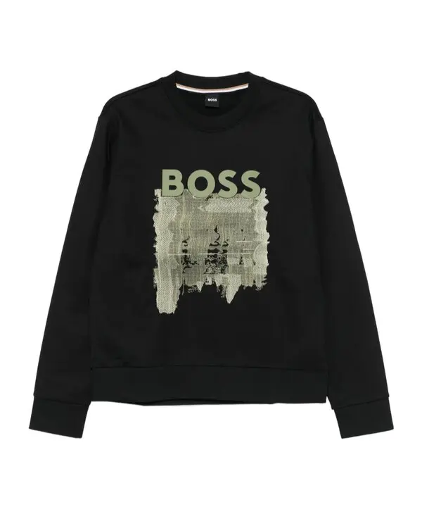 Hugo Boss Logo-print Cotton Sweatshirt