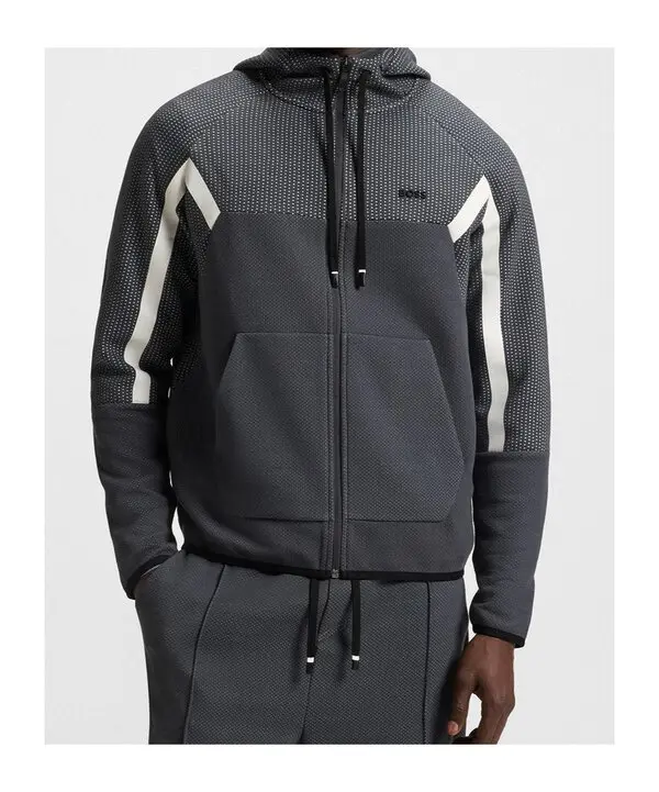 Hugo Boss Zip-up Hooded Sweatshirt