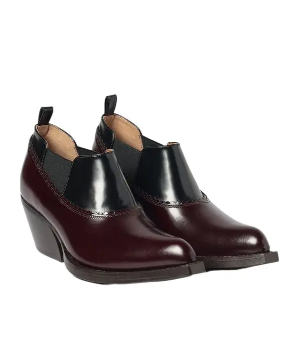 Marni Scalloped-trim Block Heel Boots