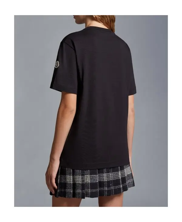 Moncler Logo Embellished Crewneck T-shirt
