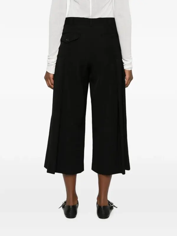 Comme Des Garçons Wide Leg Pleated Trousers