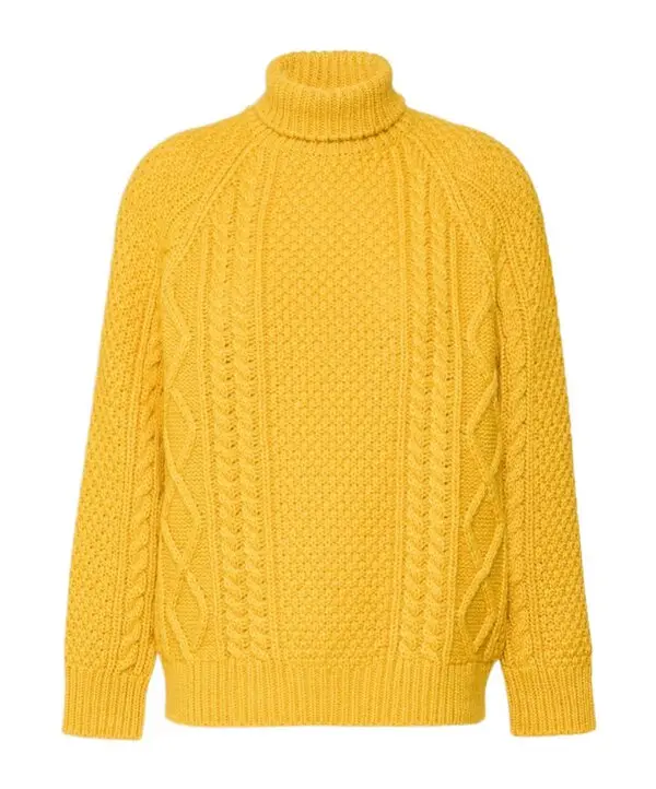 Max Mara Long-sleeved Sweater - Yellow