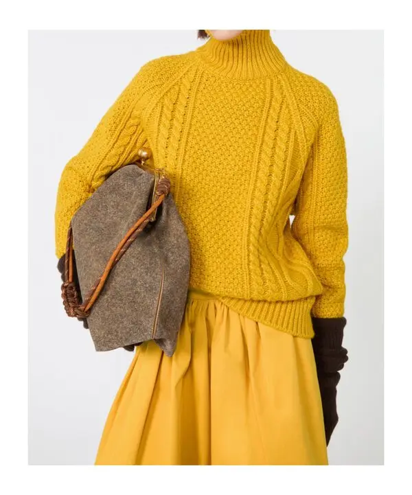 Max Mara Long-sleeved Sweater - Yellow