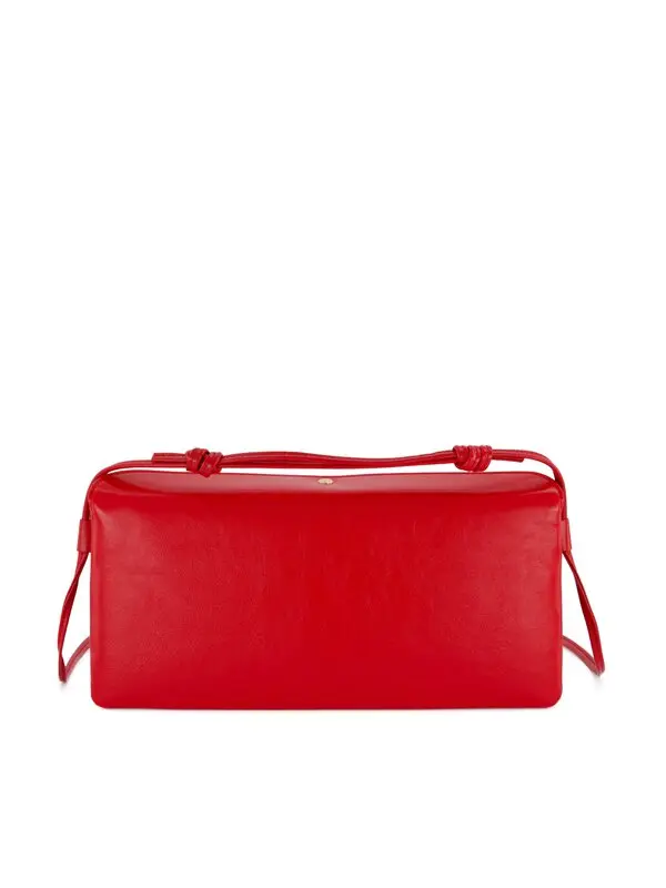 Celine Shoulder Bag With Triomphe Plaque In Leather