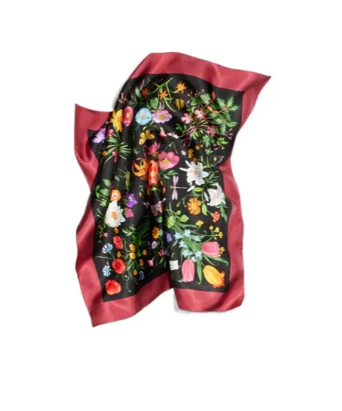 Gucci Printed Silk Twill Carr