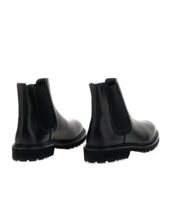 COMMON PROJECTS Round Toe Ankle Boots - Black