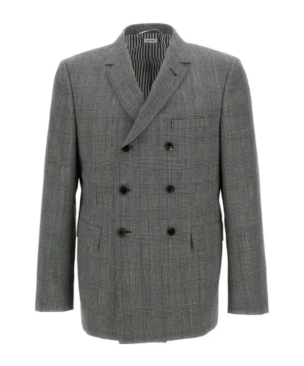 Thom Browne Double-breasted Tailored Blazer - Grey