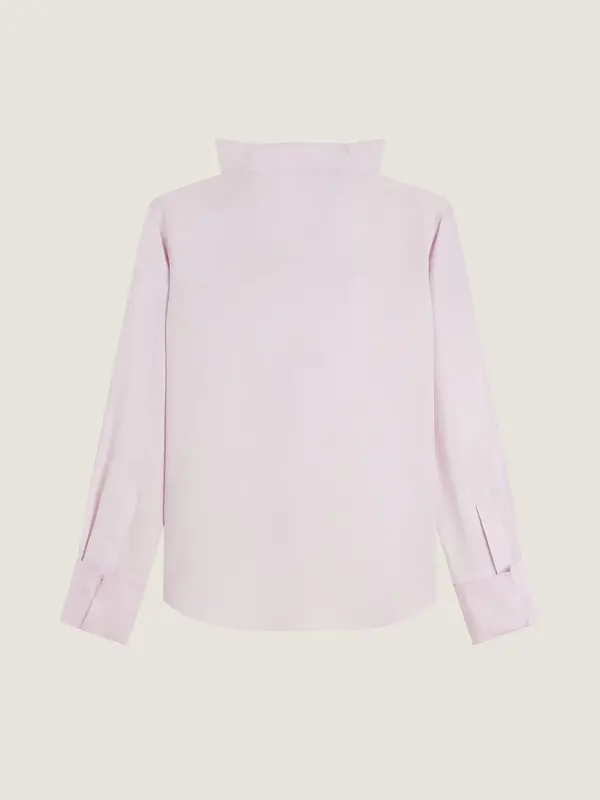 Givenchy Shirt In Silk With Deconstructed Collar