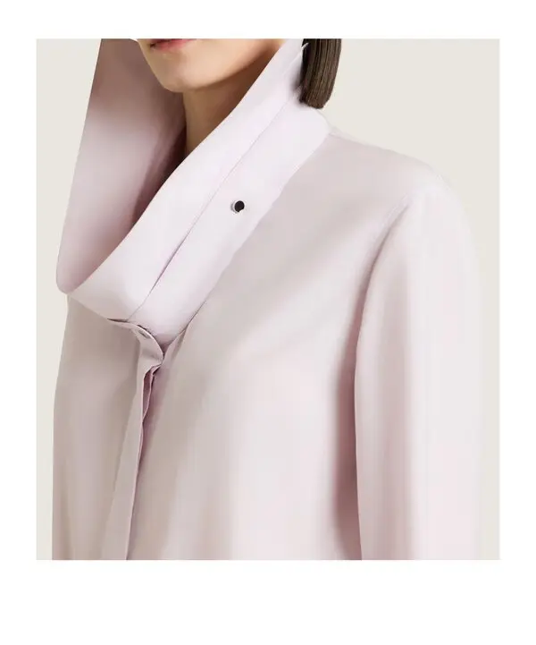Givenchy Shirt In Silk With Deconstructed Collar