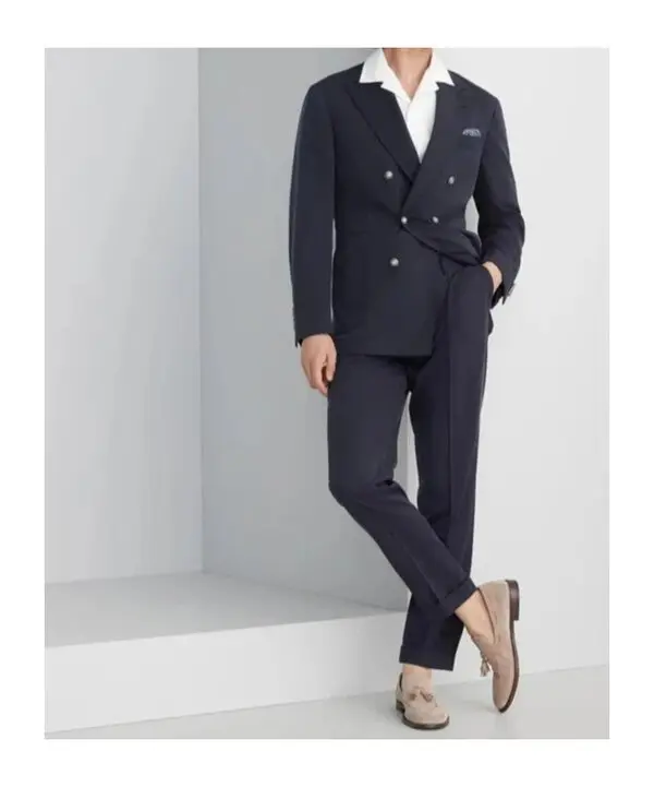 Brunello Cucinelli Mid-rise Tapered Silk Chinos