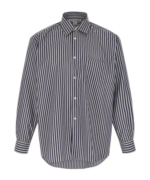 Comme Des Garçons Long-sleeved Shirt - Gray