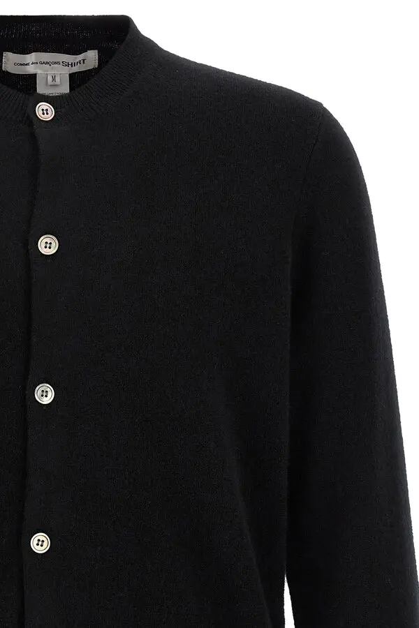 Comme Des Garçons Long-sleeve Knit Cardigan