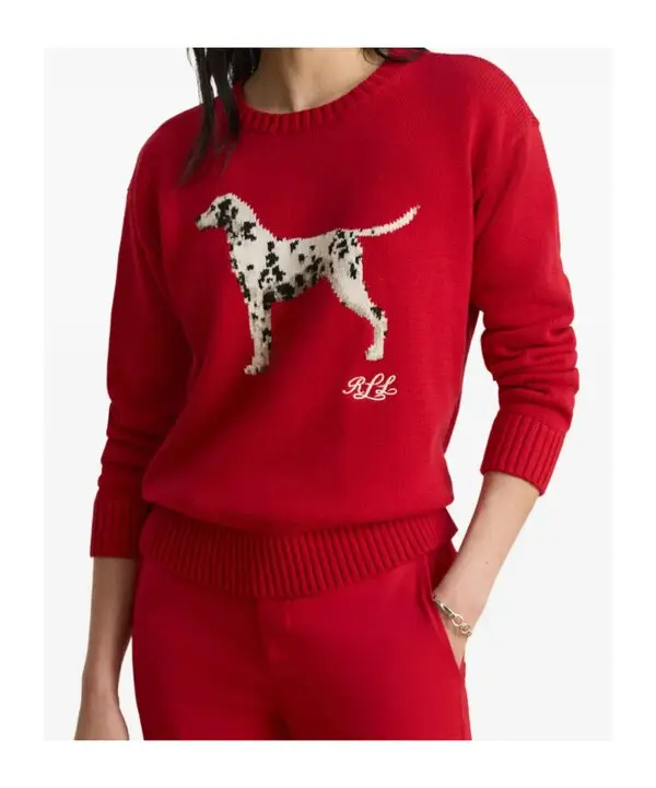 Ralph Lauren Riednee Dog-intarsia Sweater