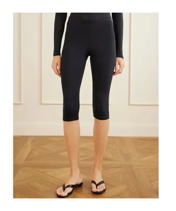 SKIMS Stretch-jersey Capri Leggings - Black