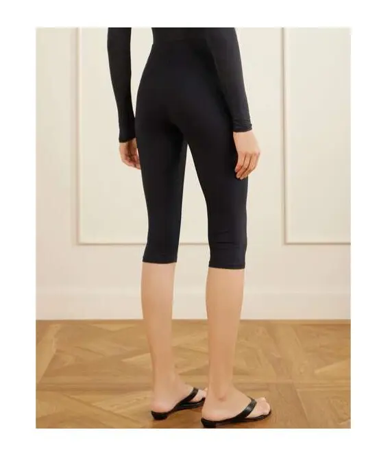 SKIMS Stretch-jersey Capri Leggings - Black