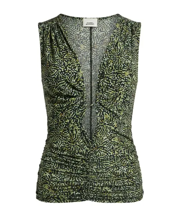 Isabel Marant Étoile Colorful Sleeveless Top - Yellow