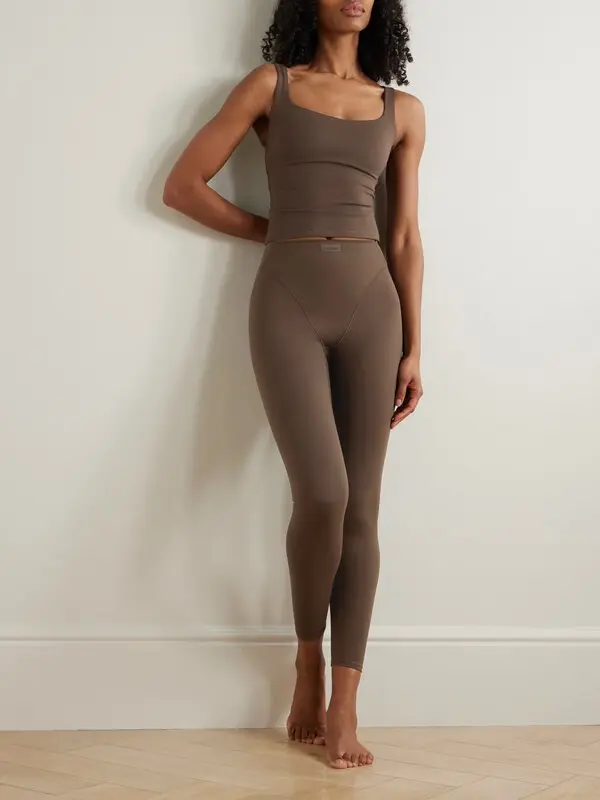 SKIMS Square Neck Vest - Dark Tan