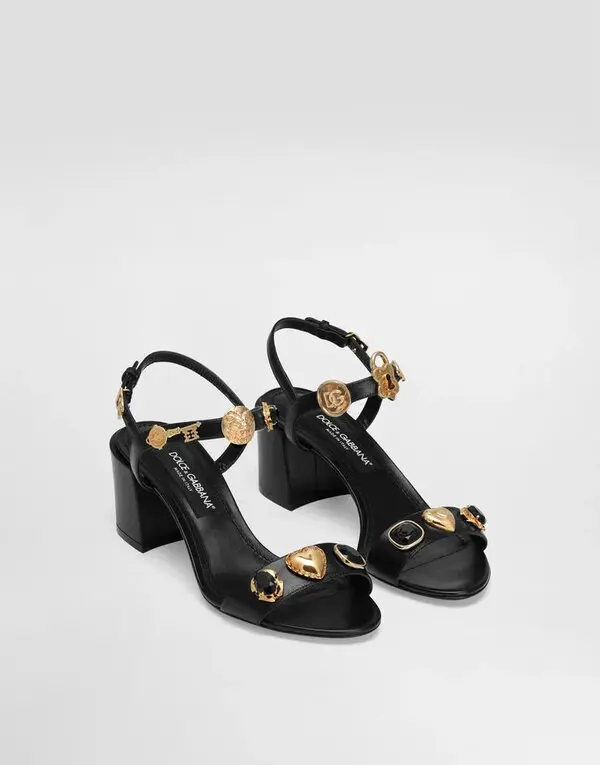 Dolce & Gabbana 60mm Block-heel Embellished Sandals