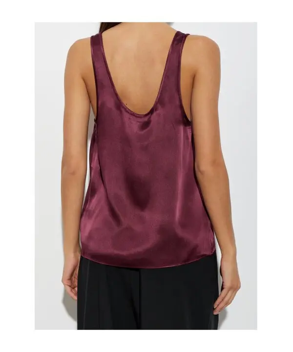 ANINE BING Lea Top - Wine Red