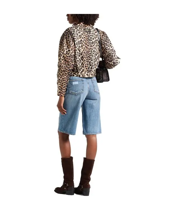 GANNI Leopard-print Casual Jacket