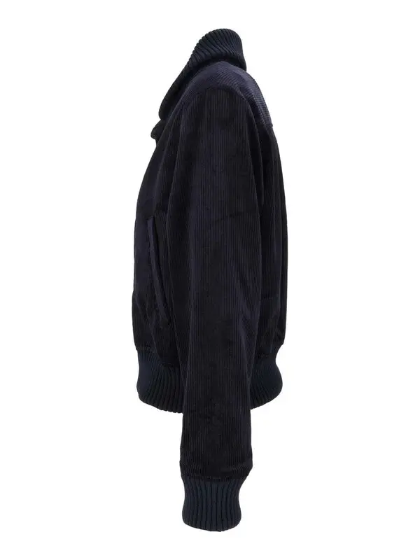 Aspesi Rib Collar Cropped Jacket