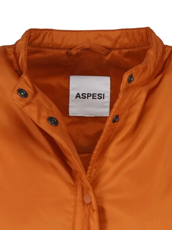 Aspesi Snap-front Collarless Jacket