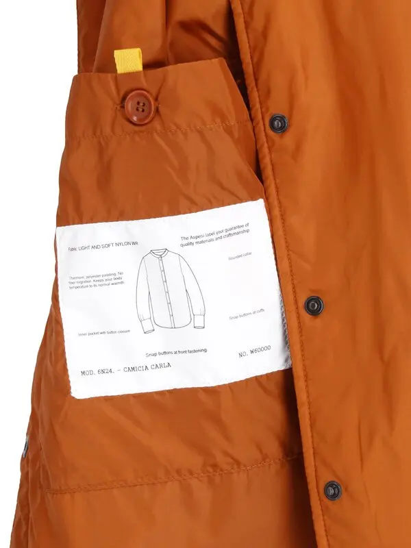 Aspesi Snap-front Collarless Jacket