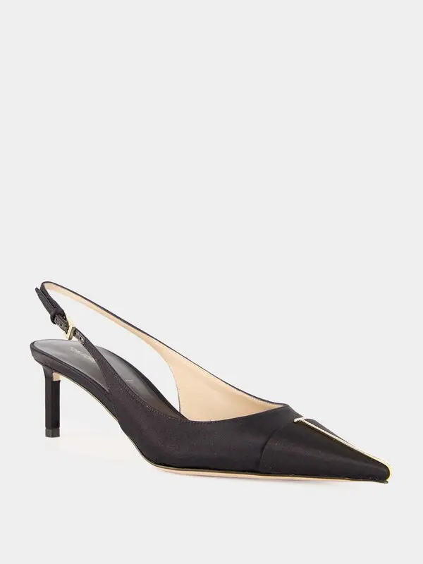 TOM FORD Crystal-embellished Slingback Pumps