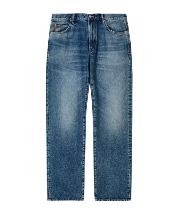 Emporio Armani Faded Straight-leg Jeans