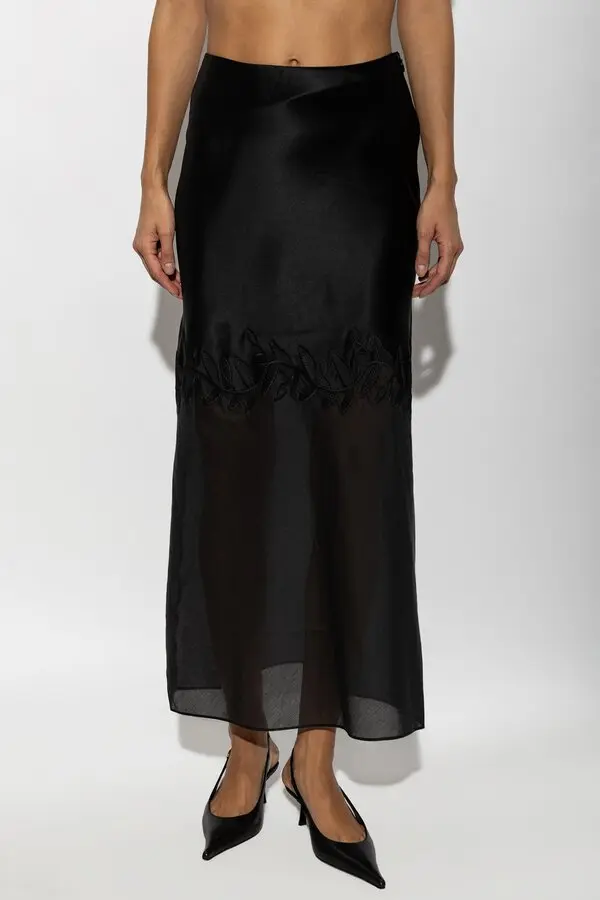 BY MALENE BIRGER Angelina Embroidered Maxi Skirt