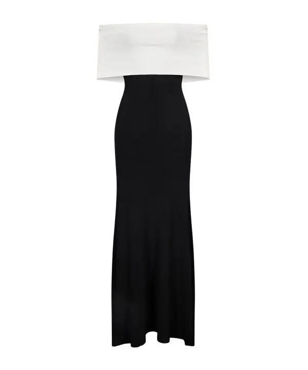 Roland Mouret Off-the-shoulder Knit Dress - Multi-color