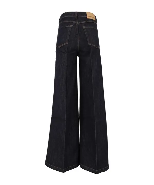ERMANNO FIRENZE High Waist Wide-leg Jeans