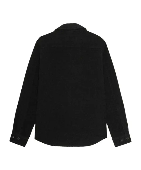 LES DEUX Bouclé Patch-pocket Shirt Jacket - No