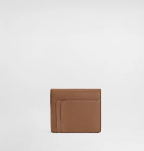 Dolce & Gabbana Calfskin Wallet With Dg Logo - Brown
