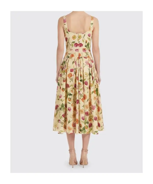 Carolina Herrera Wells Floral Midi Dress