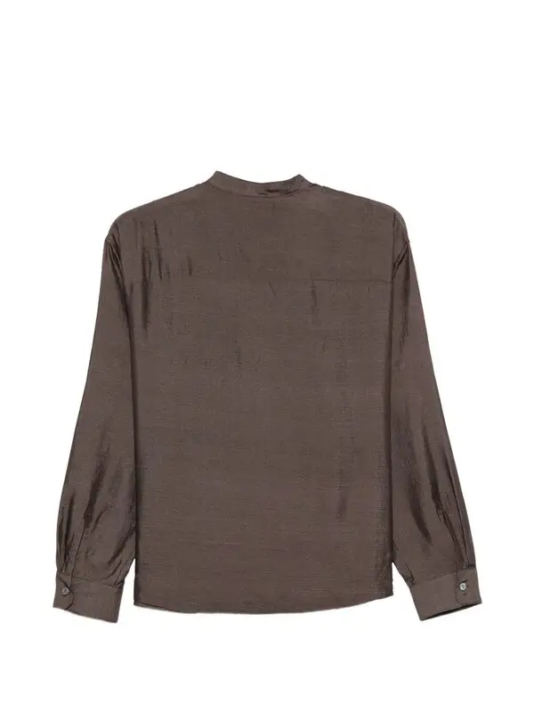 Soeur Stand Collar Asymmetric Shirt