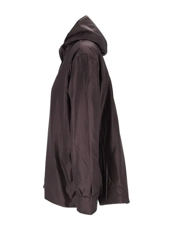 Aspesi Long Sleeved Press-stud Hooded Jacket