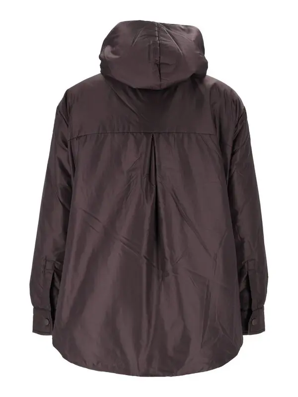 Aspesi Long Sleeved Press-stud Hooded Jacket