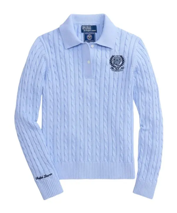 Polo Ralph Lauren Chunky Cable-knit Polo Shirt