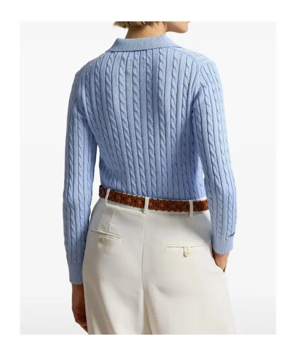 Polo Ralph Lauren Chunky Cable-knit Polo Shirt