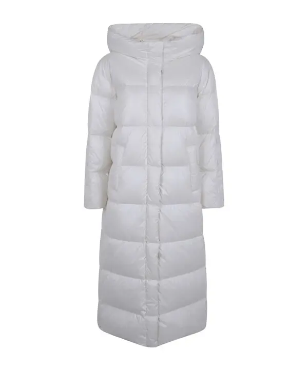 TWINSET Quilted Hooded Coat