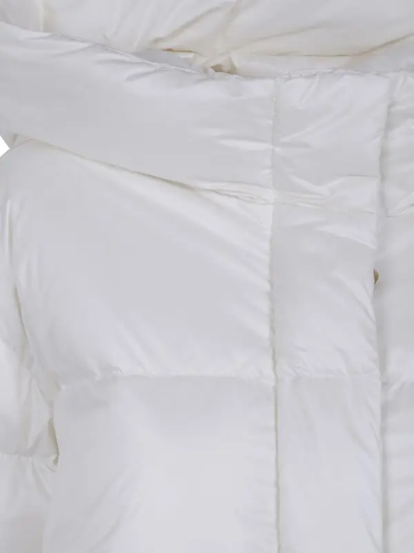 TWINSET Quilted Hooded Coat