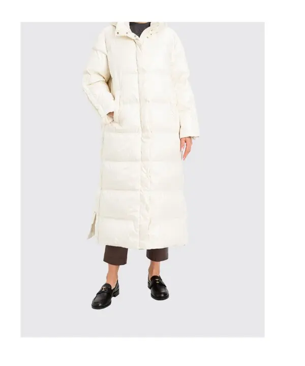 TWINSET Quilted Hooded Coat