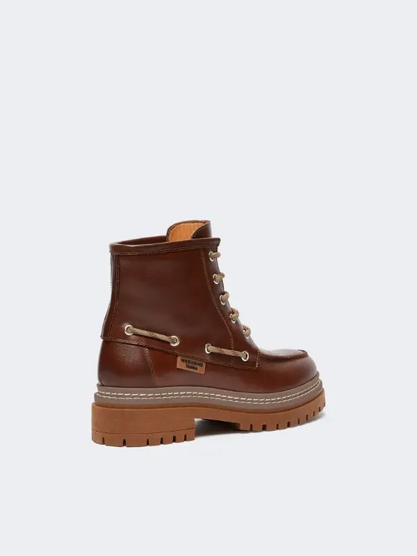 Max Mara Wkapantone Lace-up Ankle Boots
