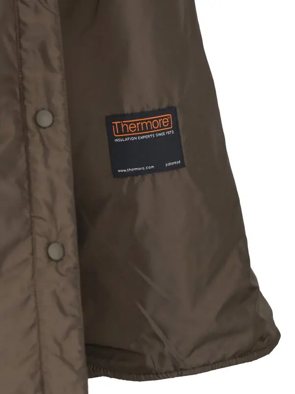 Aspesi Snap-front Collarless Jacket