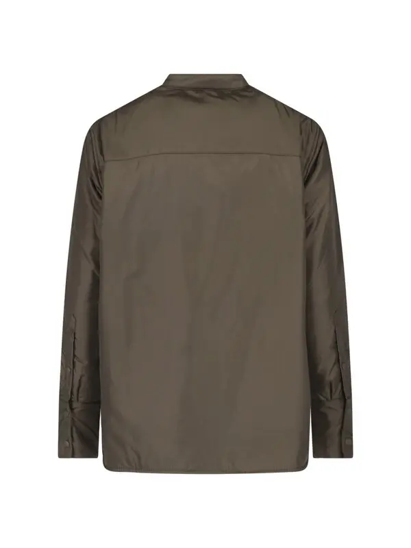 Aspesi Snap-front Collarless Jacket