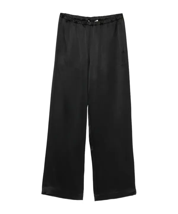 RÓHE Elastic-waist Casual Trousers - Black