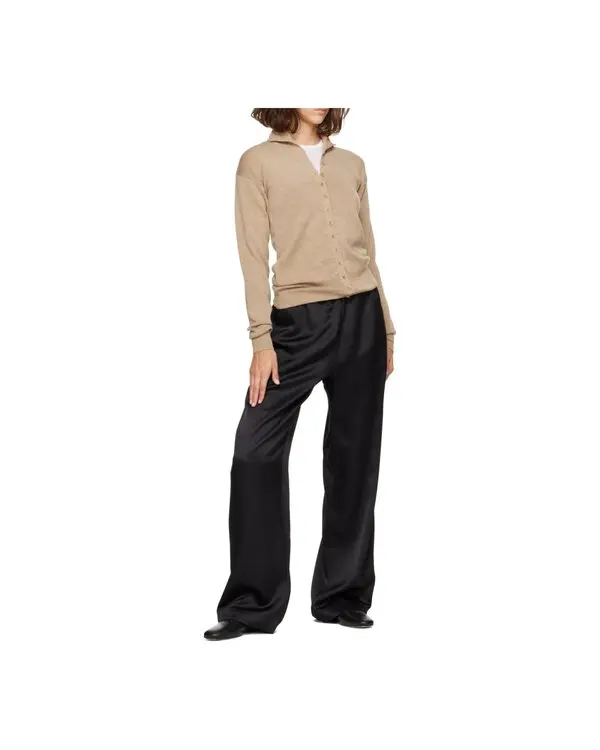 RÓHE Elastic-waist Casual Trousers - Black